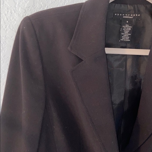 Apostrophe | Jackets & Coats | Apostrophe Essentials Black Lined Blazer ...